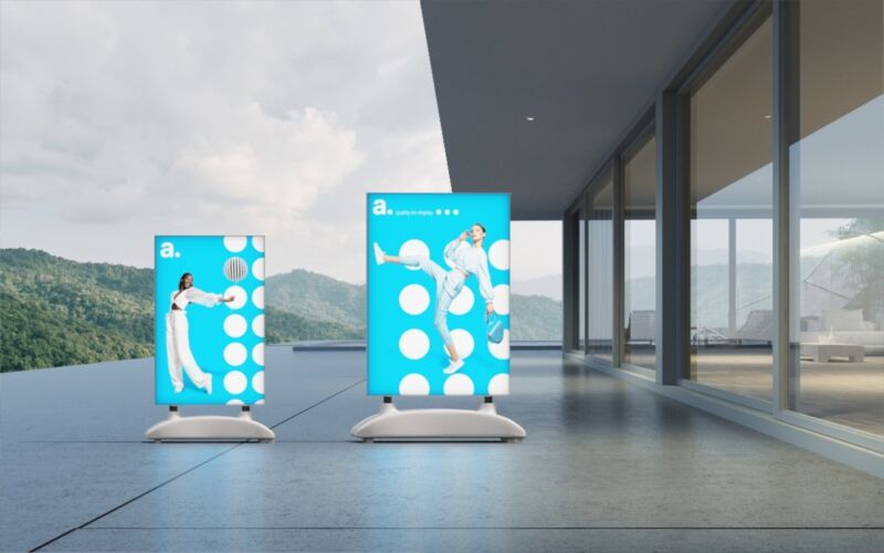 LED A-Board Lightbox | Lightbox εξωτερικού χώρου | Adsystem.gr